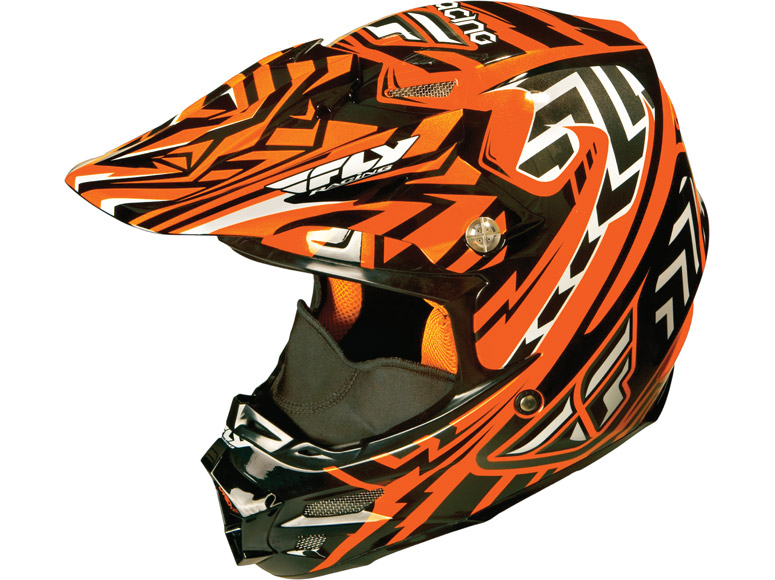 AllSnowmobileGear.com - Fly Racing - F2 Carbon Fiber Snocross Helmet