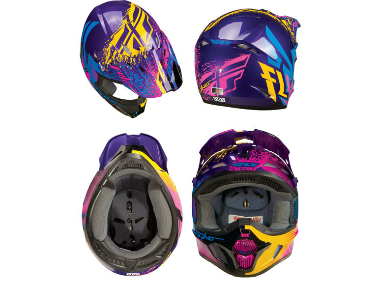 AllSnowmobileGear.com - Fly Racing - Kinetic Inversion Snocross Helmet