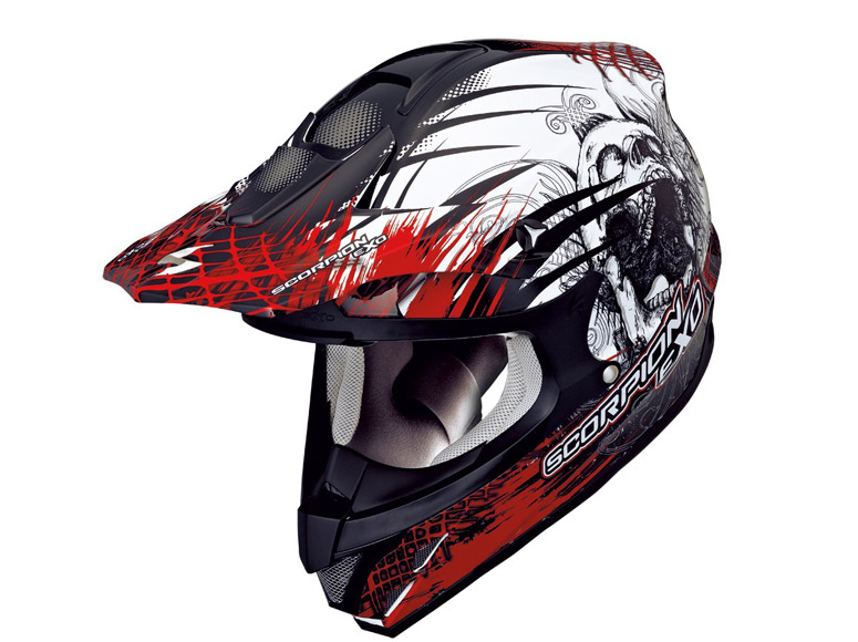AllSnowmobileGear.com - Scorpion - VX-34 Graphic Snocross Helmet